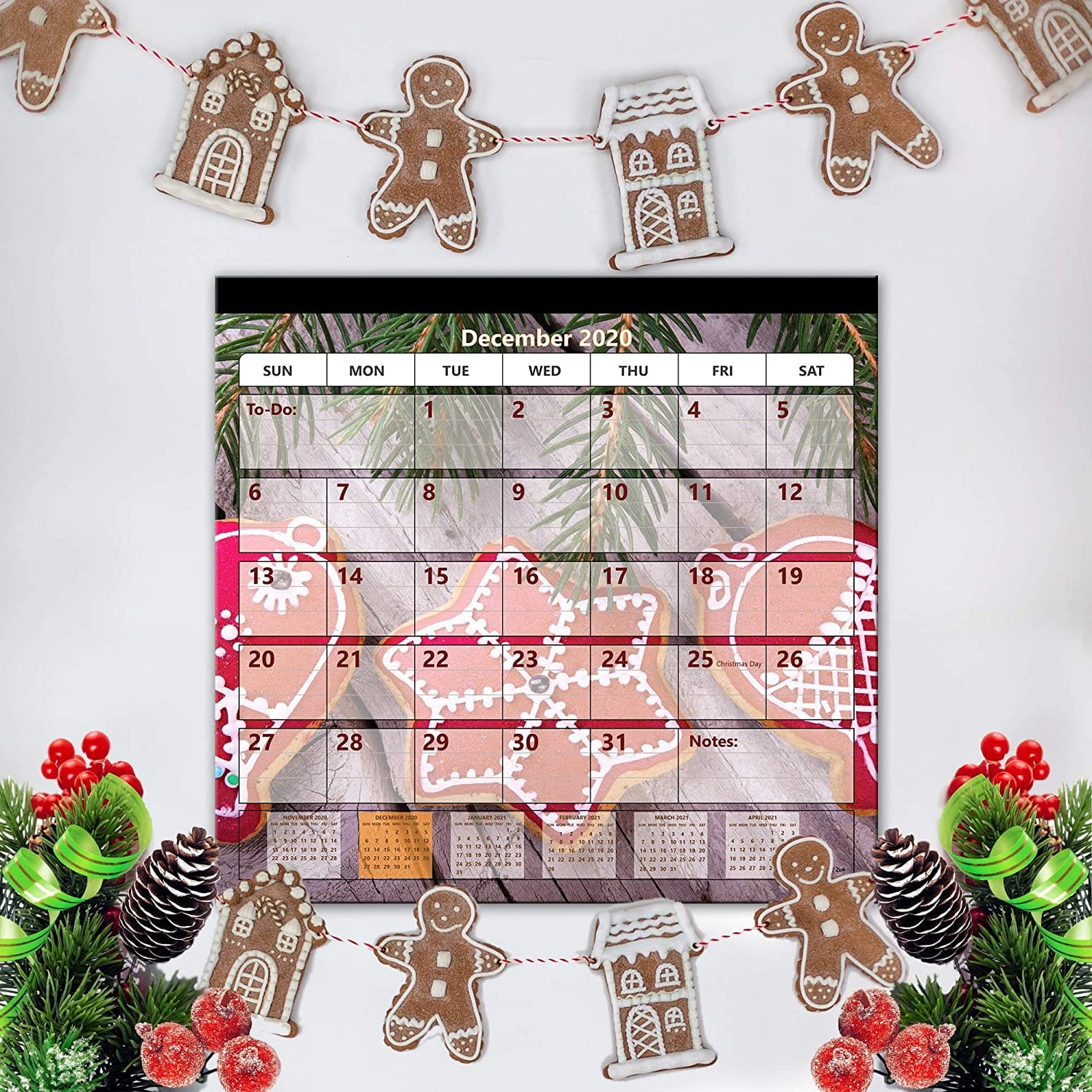 Holiday inspired Magnetic Calendar StriveZen Holiday inspired Magnetic Calendar StriveZen