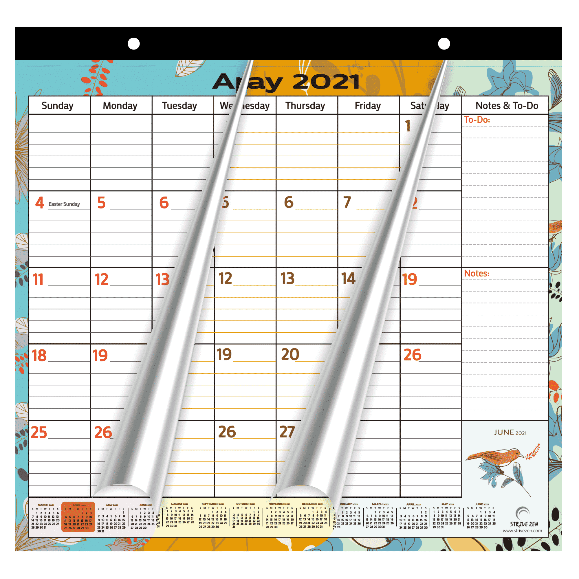 Nature Magnetic calendar - StriveZen