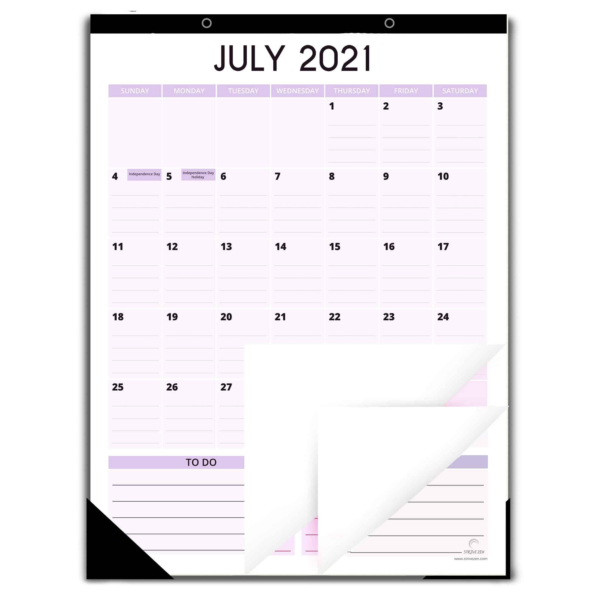 2020- 2021 Vertical Magnetic Calendar for Fridge - StriveZen