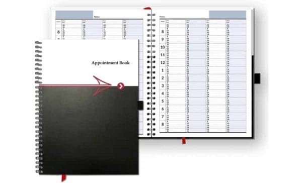Undated Appointment Book, Schedule Planner, with 15-minute time ...