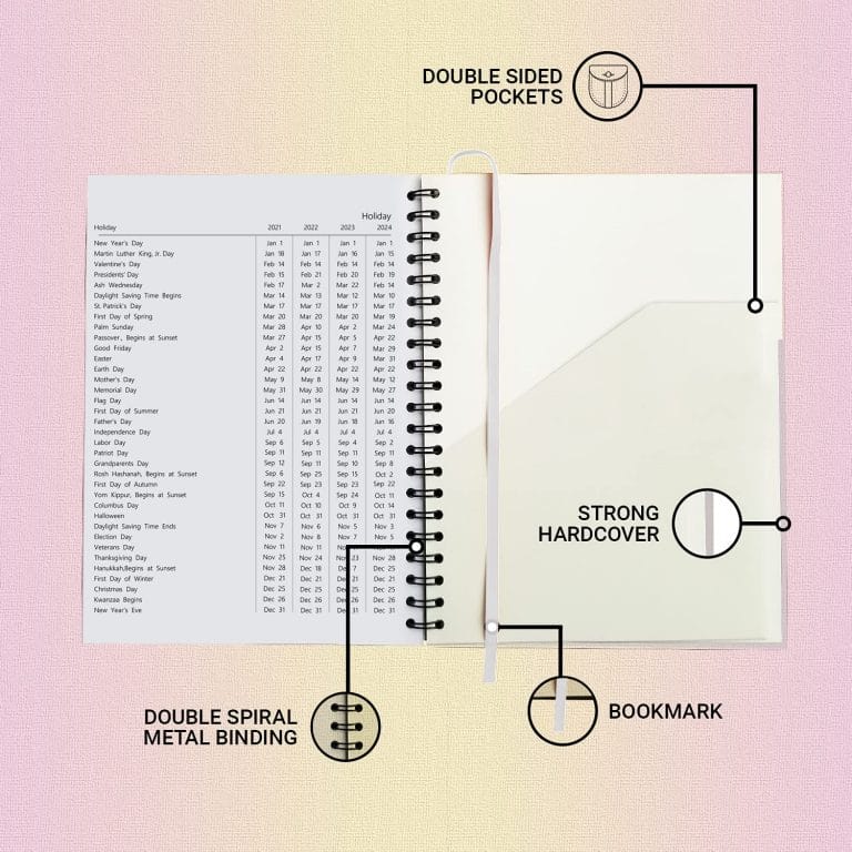 Undated Appointment Book, Schedule Planner, with 15-minute time ...